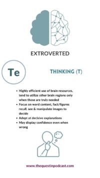 Extroverted Thinking (Te) Cognitive Function – Quest In